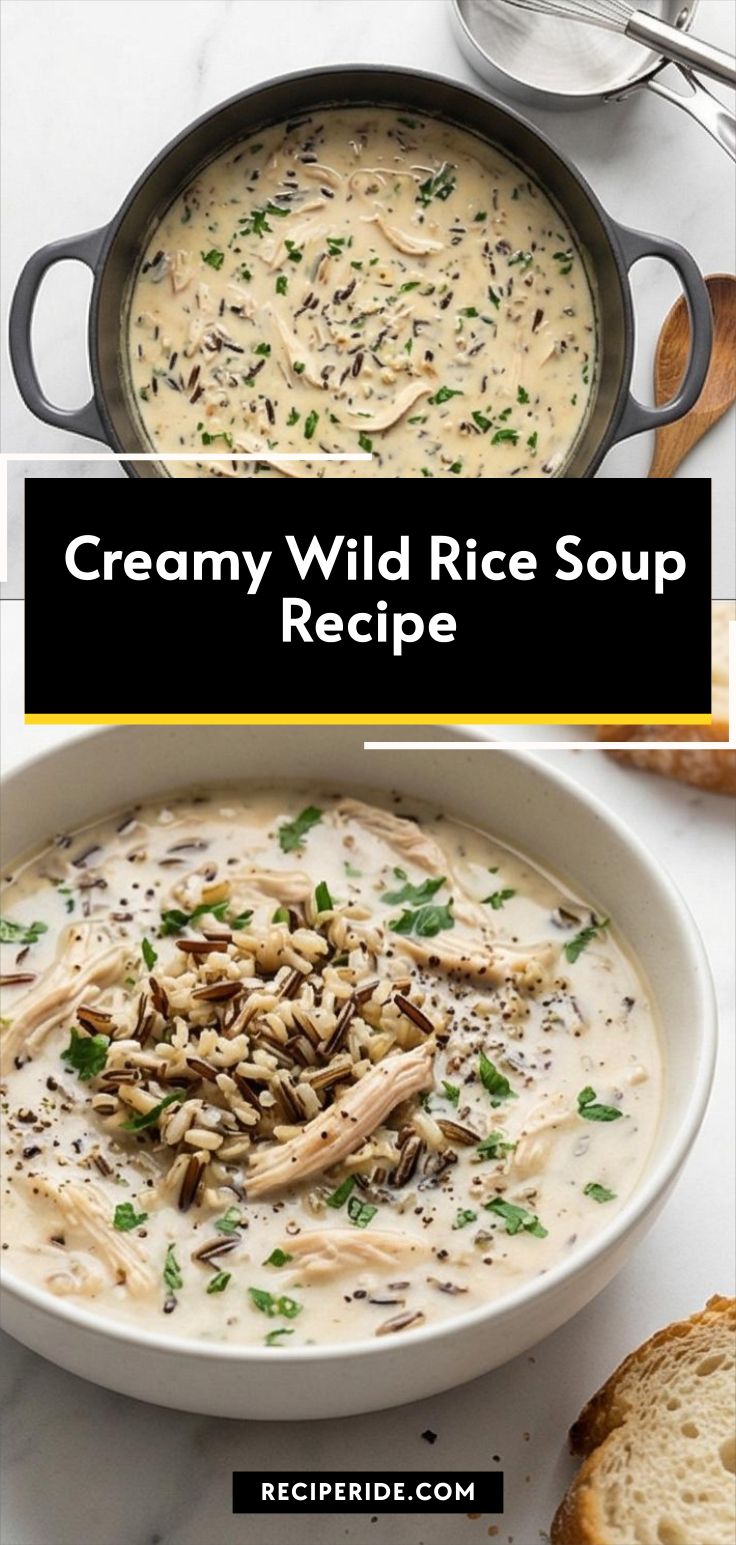 Creamy Wild Rice Soup Recipe